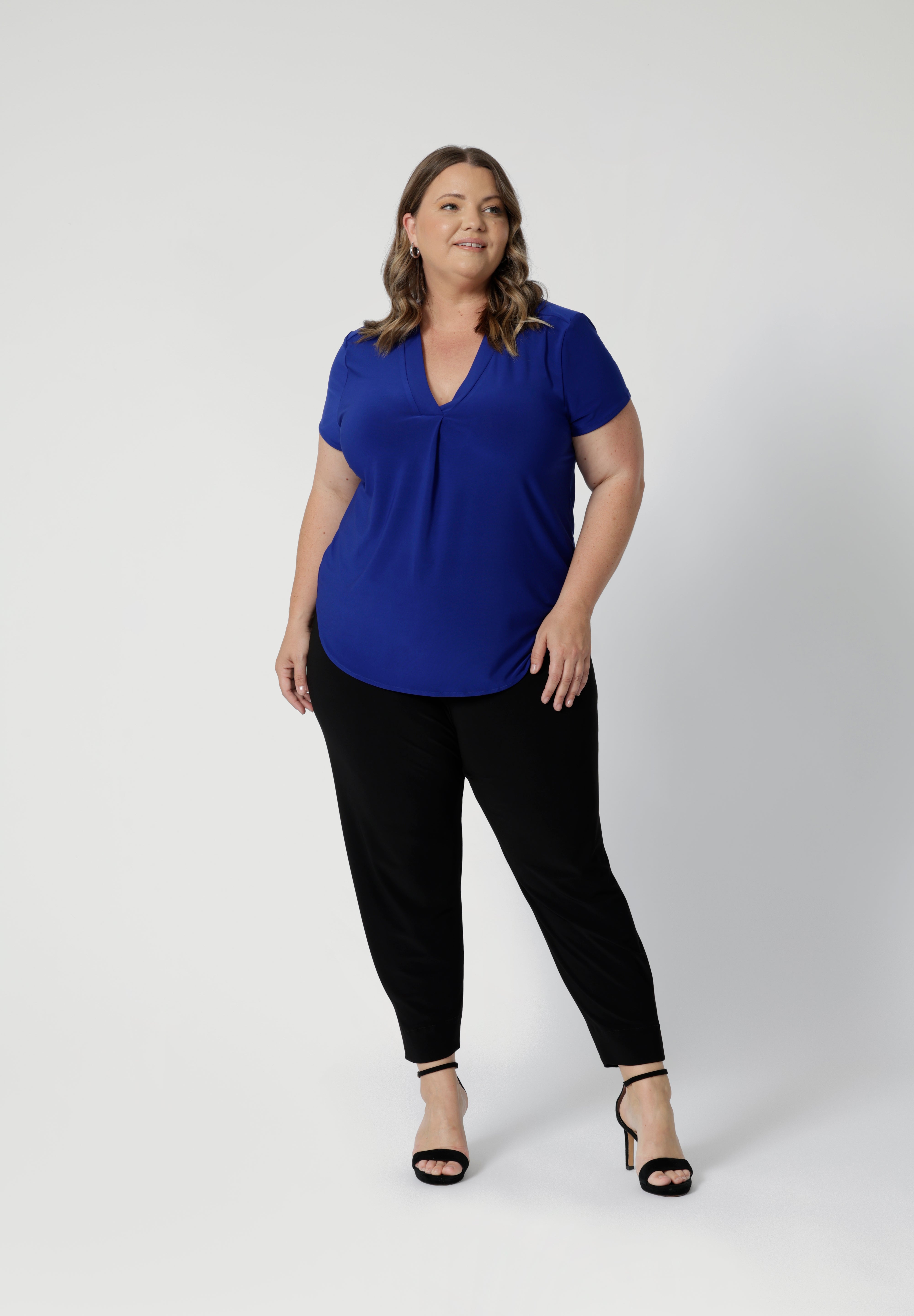 Designer Archive | Emily Top in Cobalt | Leina + Fleur