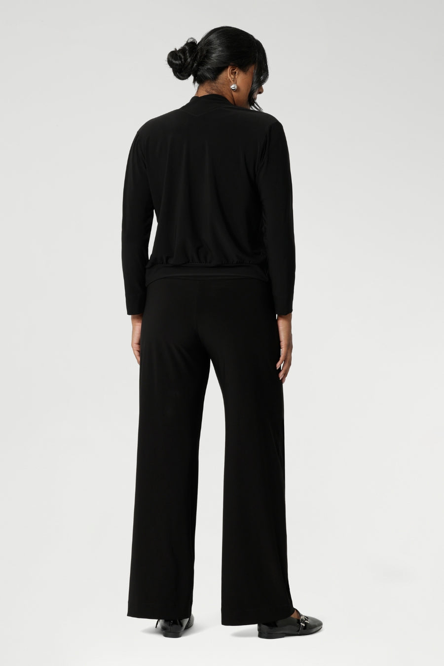 Monroe Pant in Black | Leina + Fleur | Wide Leg Workwear Pants